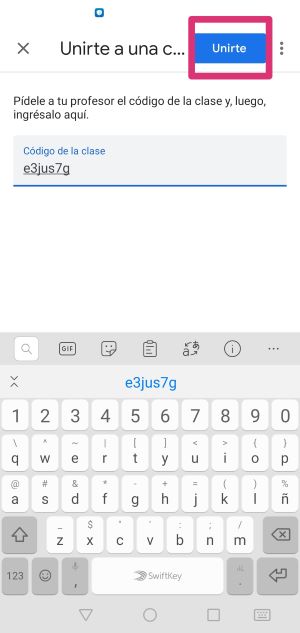 Códigos Google Classroom